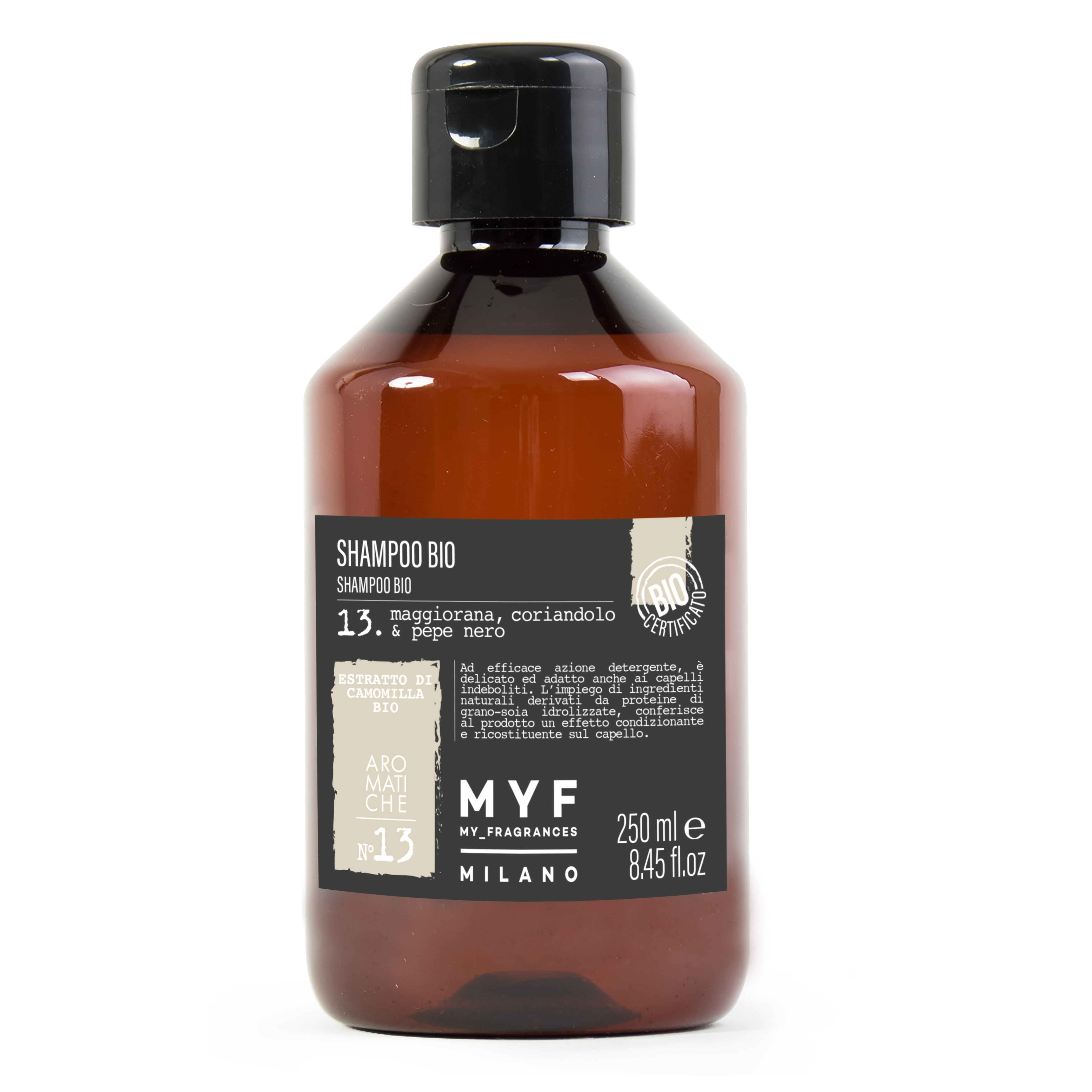 Shampoo 250 ml Marjoram, Coriander & Black Pepper with Camimille ...